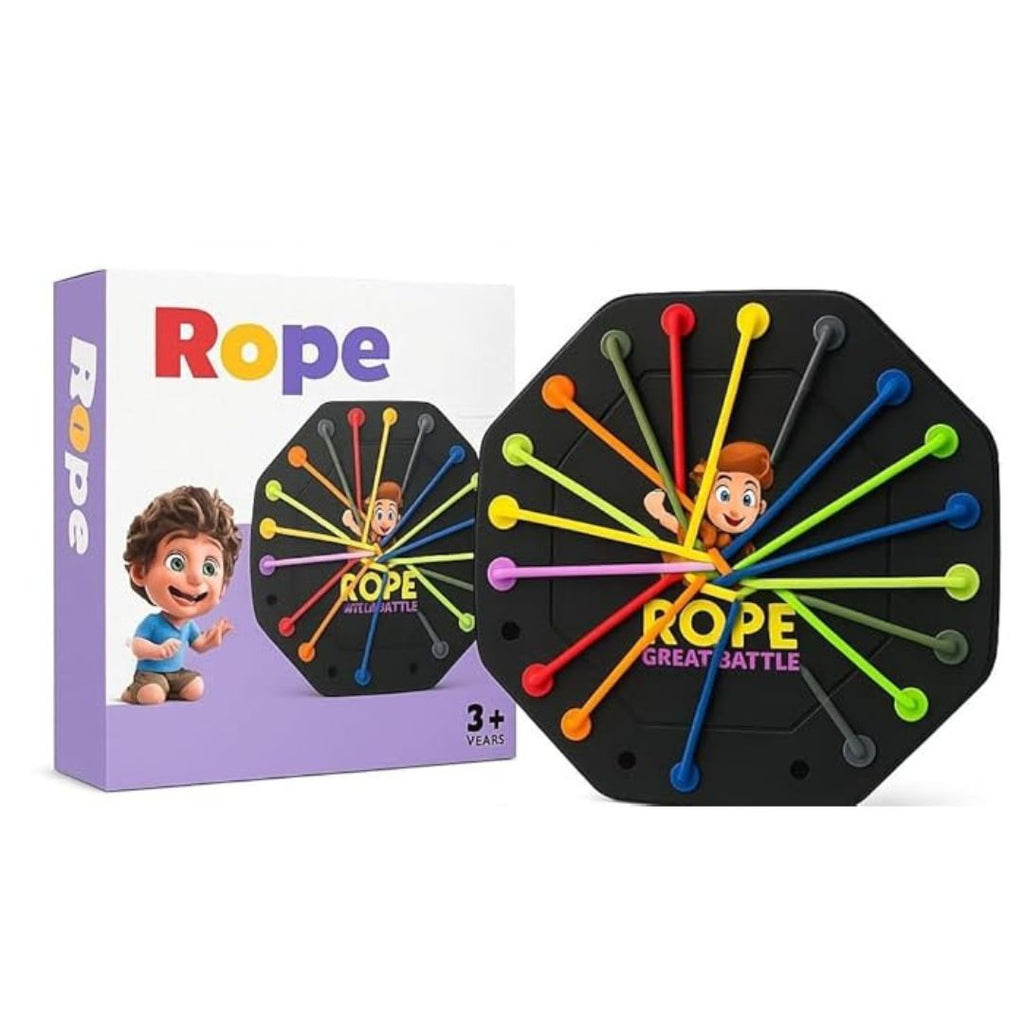 Brainy Knots Rope Untangling Puzzle Game – Skill Board Game for Kids – Geekmonkey