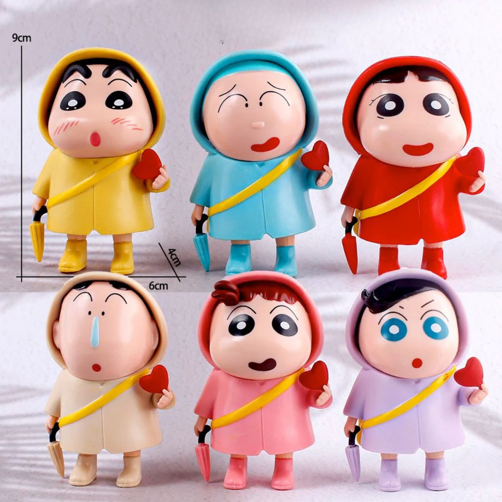 ShinChan n Friends - Monsoon Ready Figurine Set – Geekmonkey