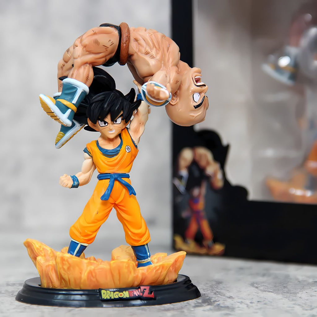 Goku vs Nappa Figure | Saiyan Standoff – Geekmonkey