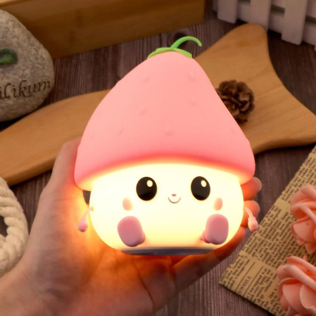 Adorable Strawberry Night Light | Lamps for Kids – Geekmonkey