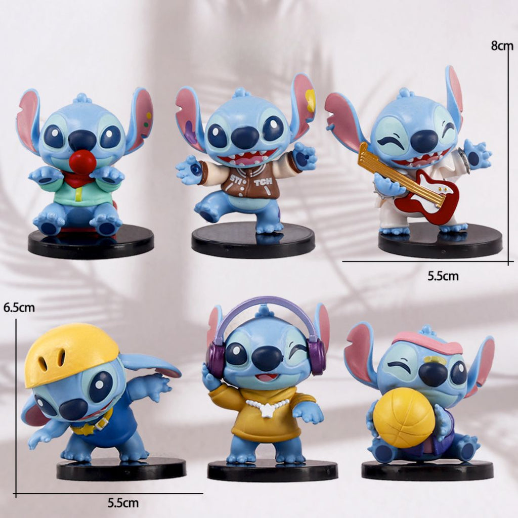 DJ Stitch n Friends – Music n Sports Series (Set of 6) – Geekmonkey