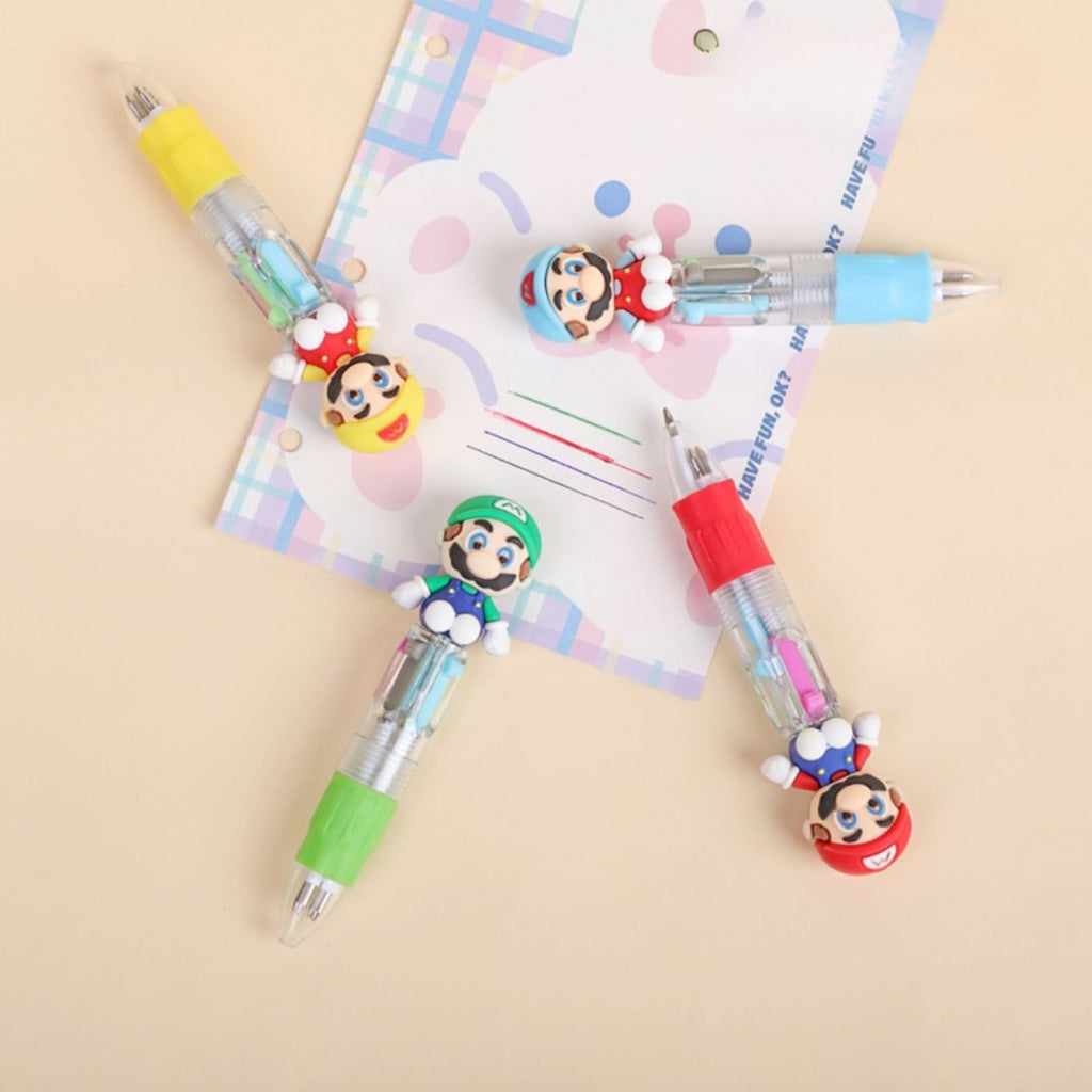 Mario Color-Changing Pen | Nostalgic 4 Refill Pen for Mario Fans ...