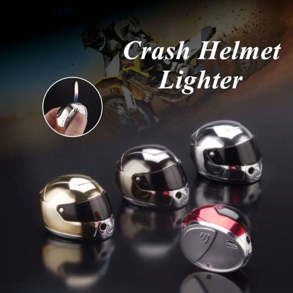 Helmet Shaped Flame Lighter | Cute Bike Helmet Butane Lighter – Geekmonkey