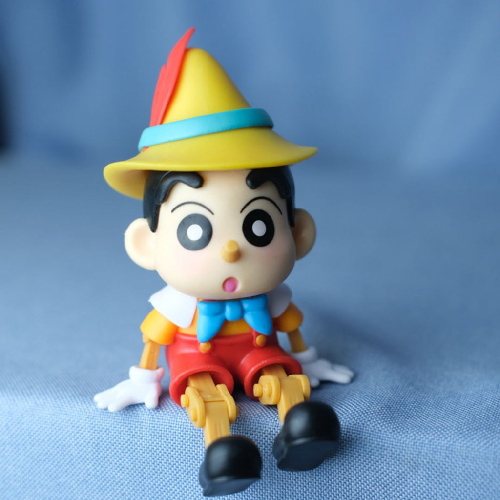 Shinchan Puppet Style Figurine | Cute Pinocchio Shinchan – Geekmonkey
