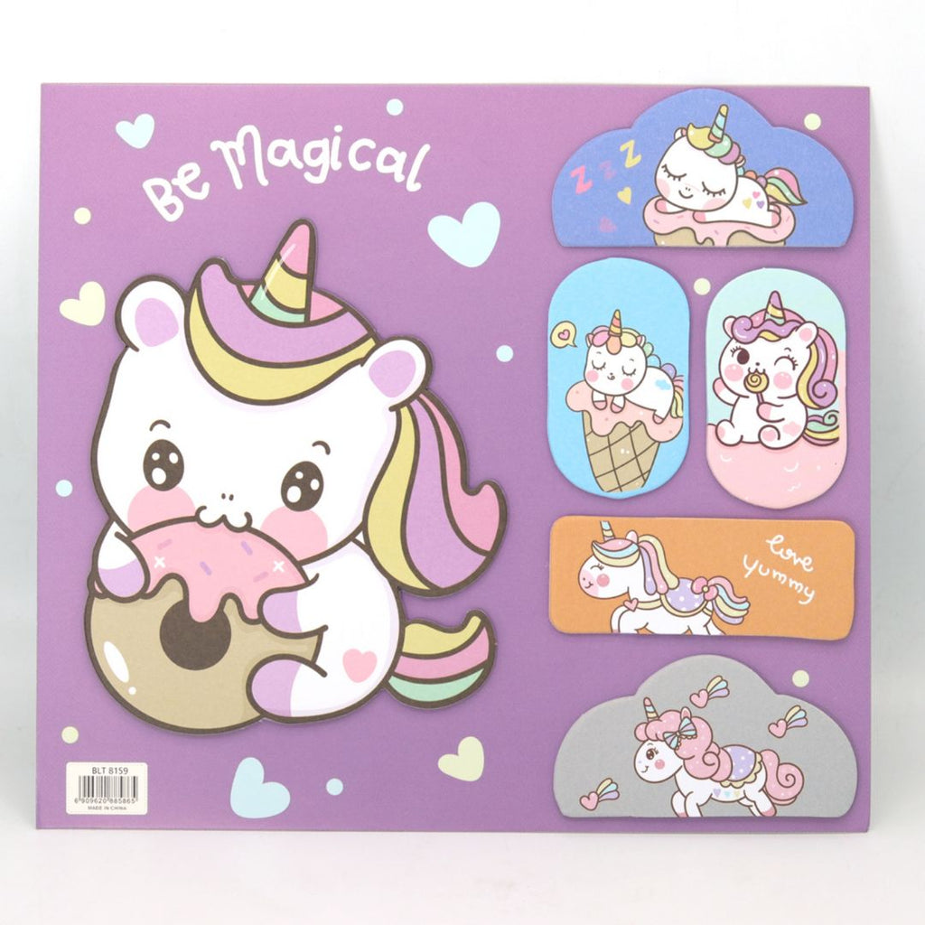 Jumbo Unicorn Sticky Note | Cuteness Overload Unicorn Sticky Sheet ...