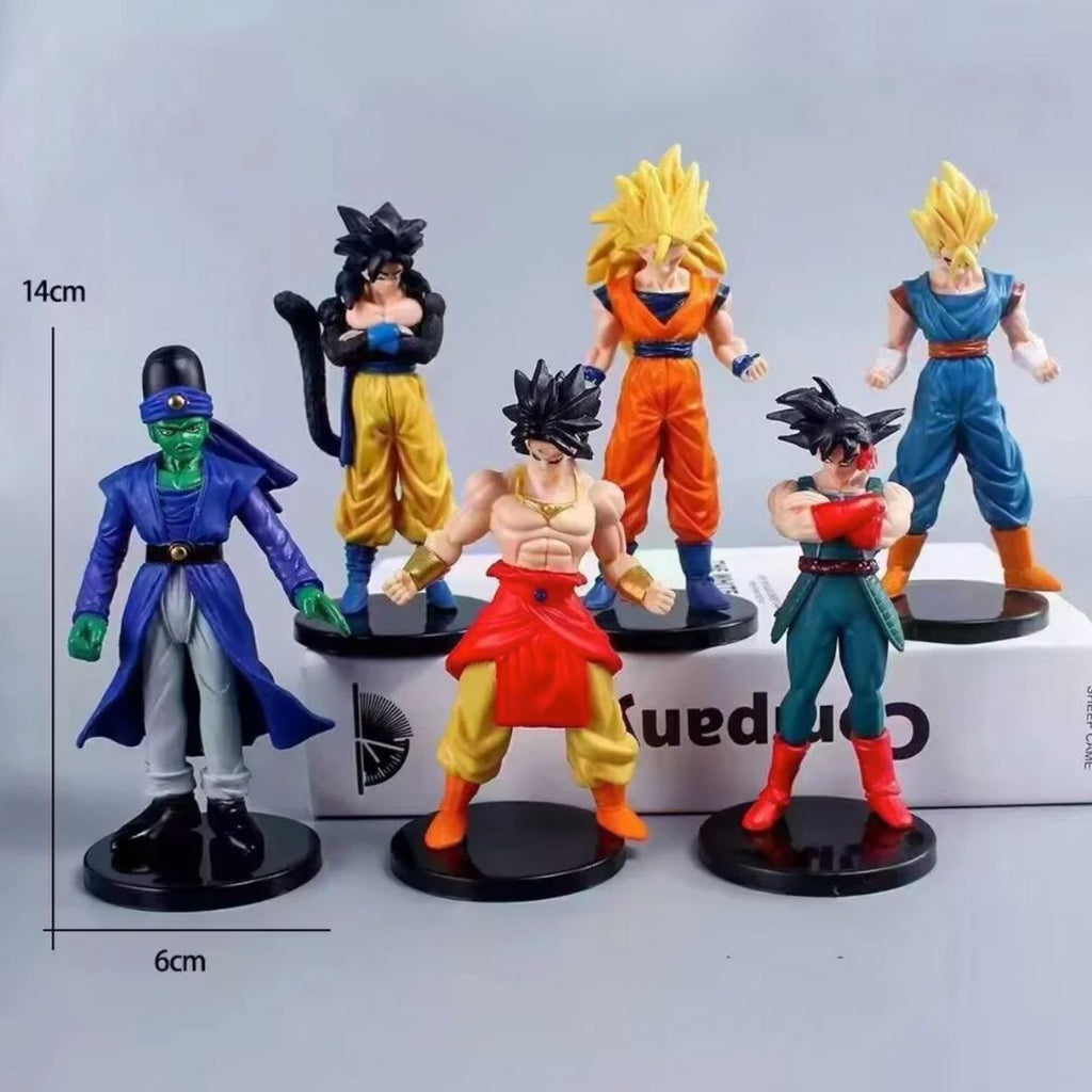 Super Dragon Ball Hero Figures [Set of 6] | DBZ Fighter Figurines ...