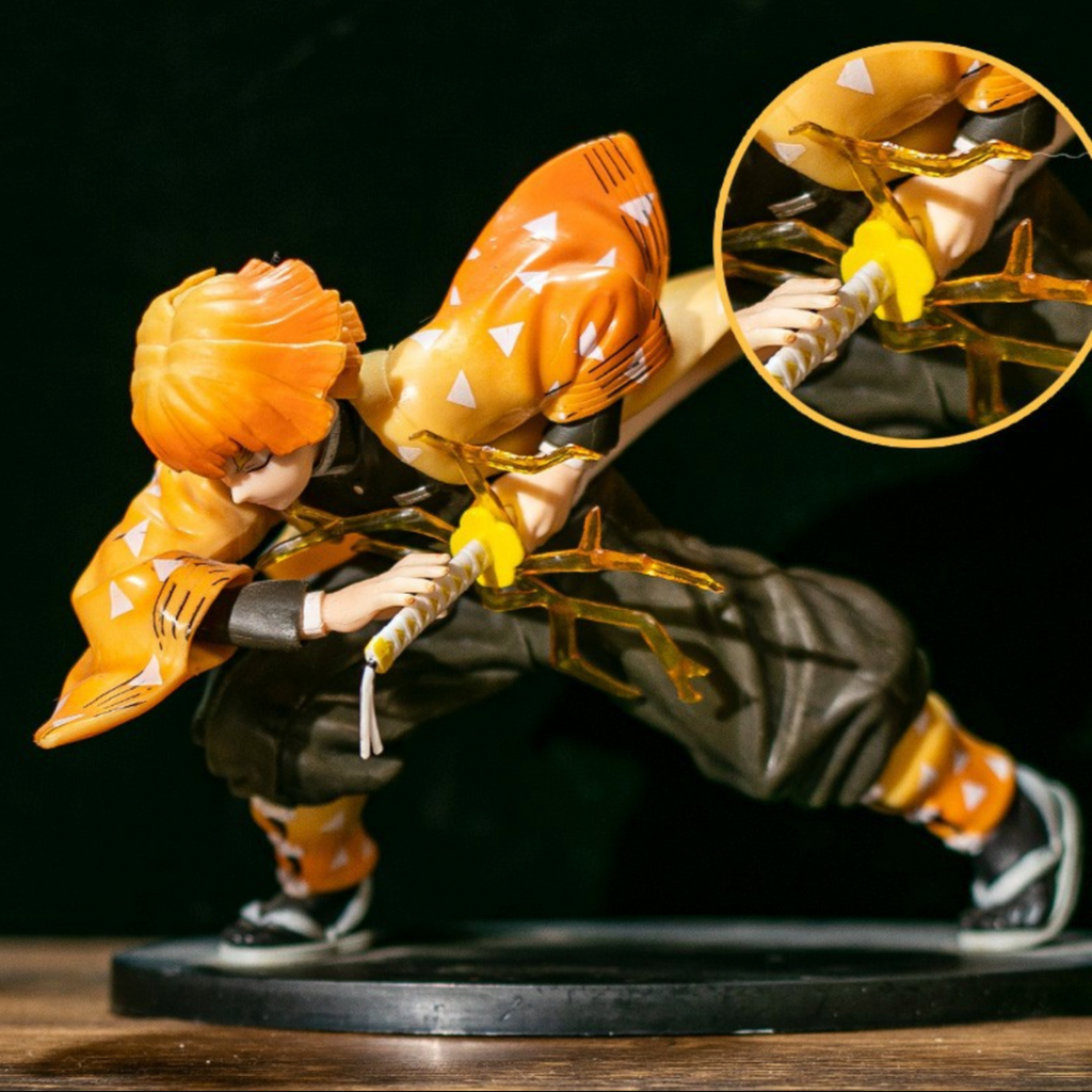 Zenitsu With Sword Action Figure | Demon Slayer | Anime Merchandise ...