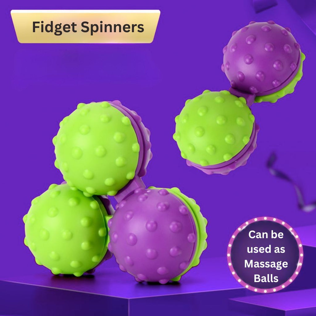 Double Ball Finger Fidget | Fidget Ball and Massager Toy – Geekmonkey