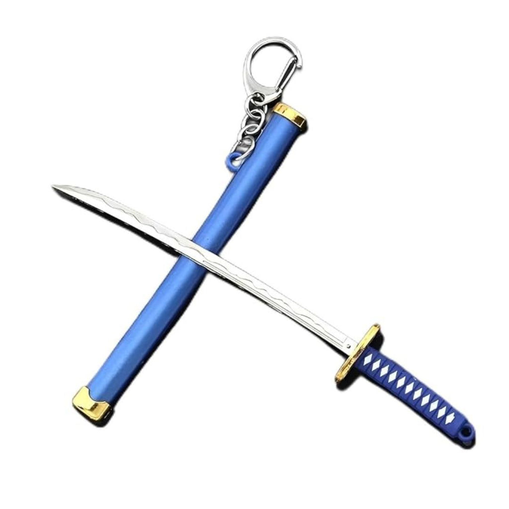 Katana Keychain with Push Button | Cool Anime Collectible Keychain ...