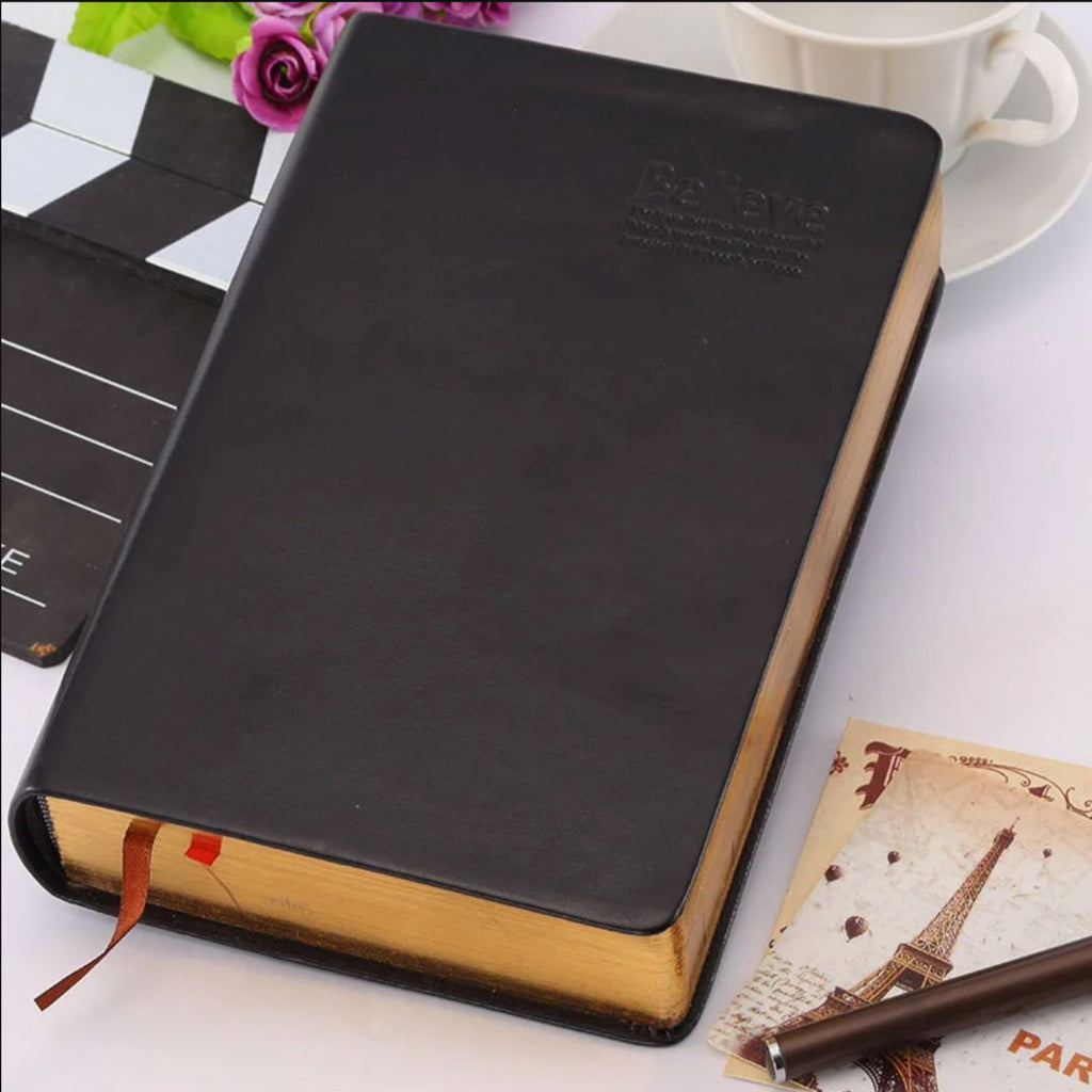Premium Golden Edge Notebook | PU Cover Thick Diary – Geekmonkey