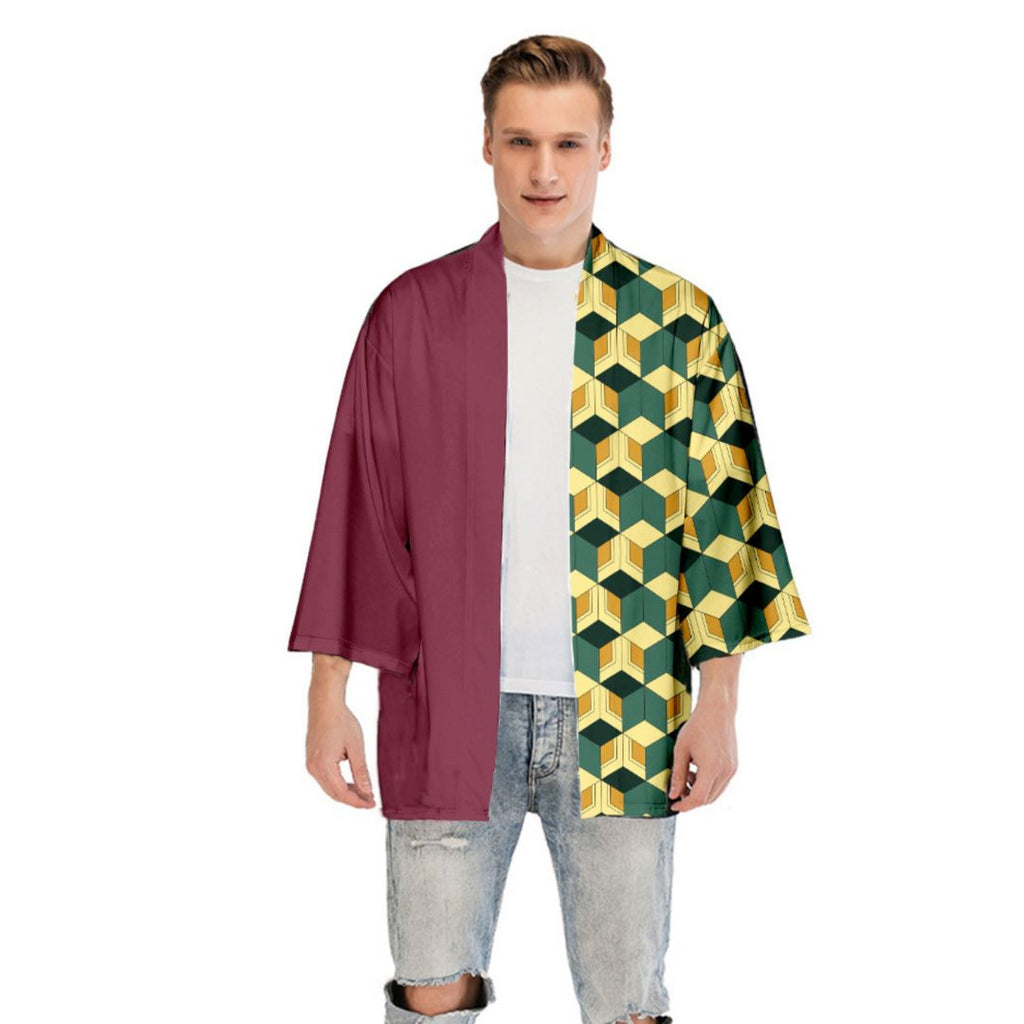 Giyu Cosplay Dress-Up Coat | Unique Demon Slayer Cloaks [freesize ...