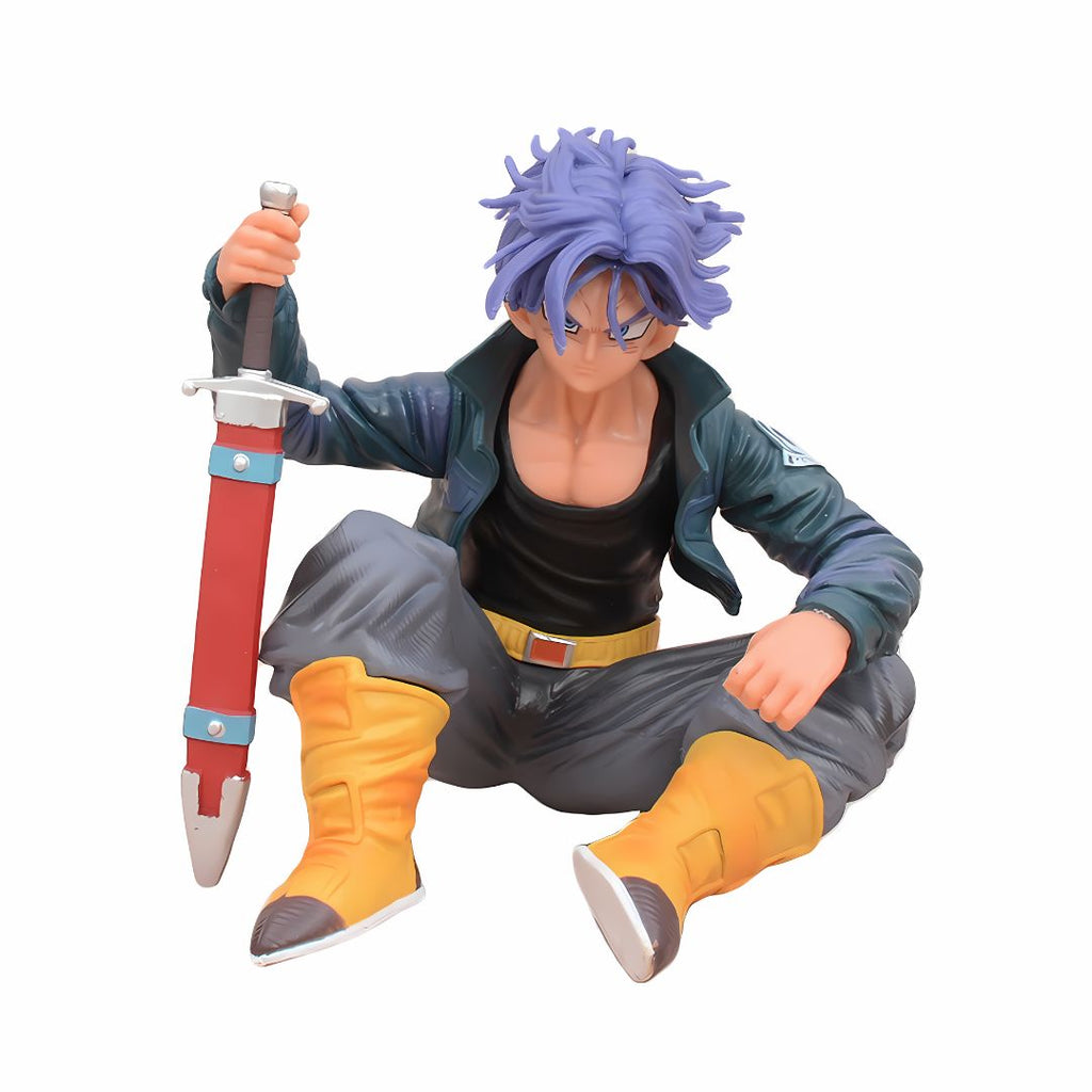 Future Trunks Sitting Figurine | Dragon Ball Z Collectible Statue with ...
