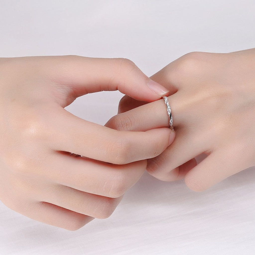Terrific Twister Rhinestone Ring | Elegant Finger Ring for Women ...