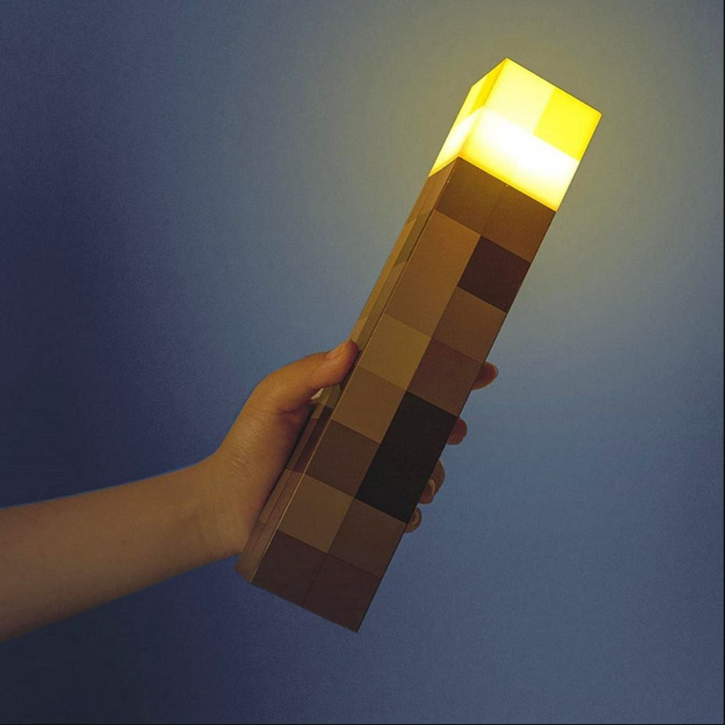 Minecraft Torch Light | LED Wall Mount & Table Lamp Night Light ...
