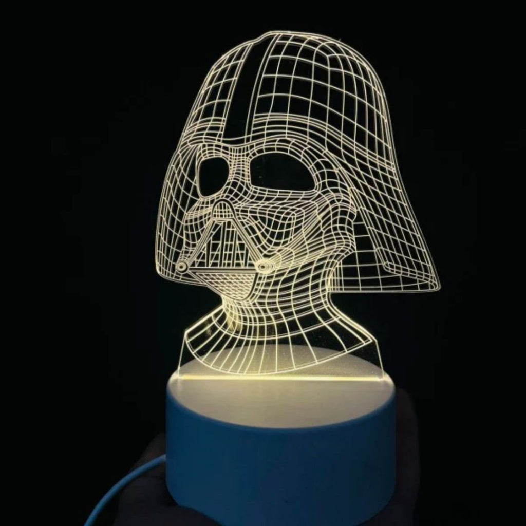 Darth Vader LED Lamp | Pretty Star Wars Illusion Lamp – Geekmonkey