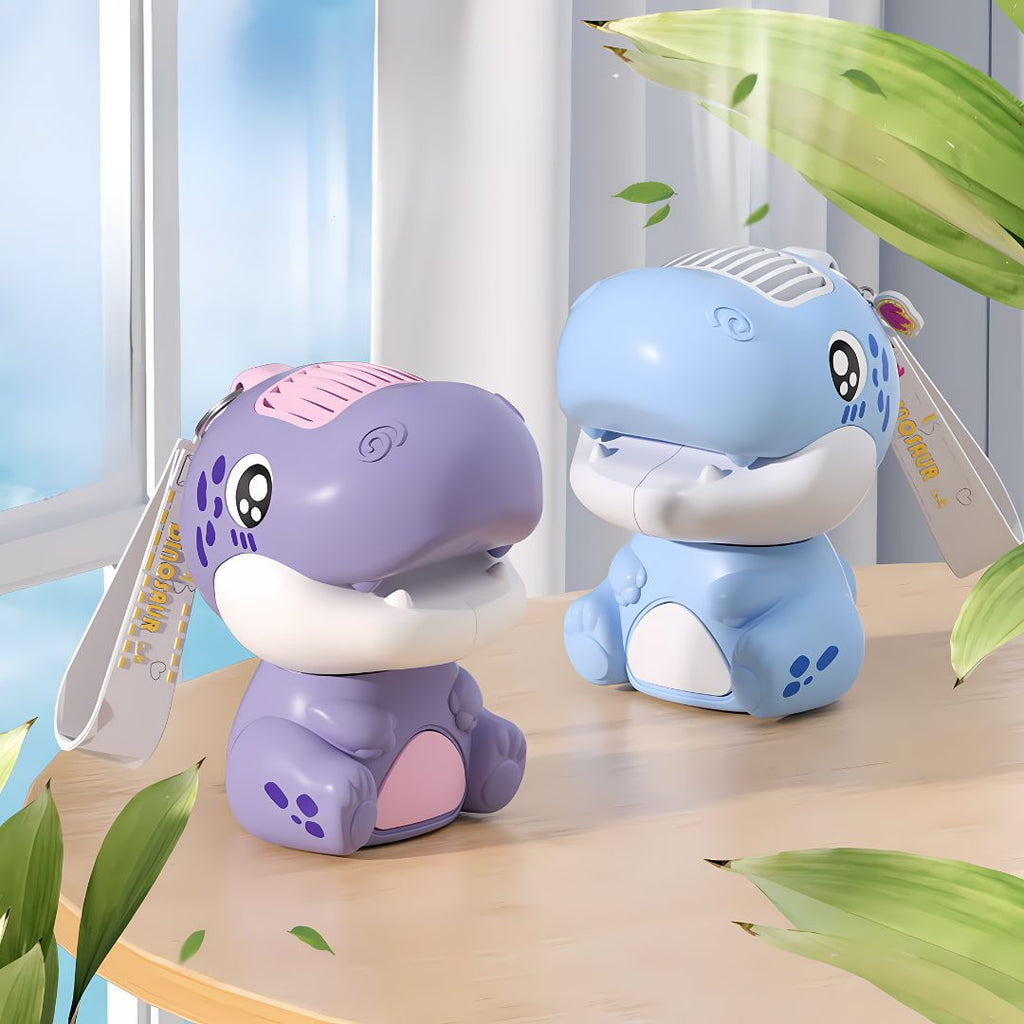 Cute Dinosaur Desk Fan | Portable Mini Fan with USB Charging – Geekmonkey