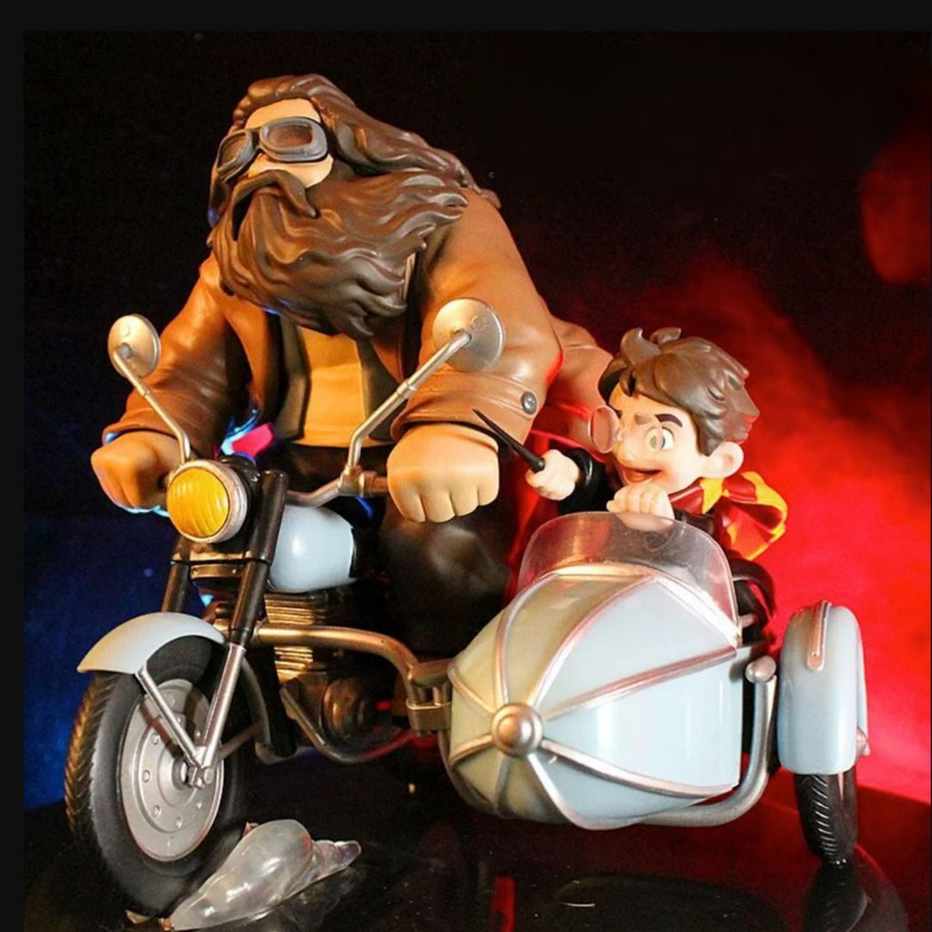 Hagrid & Harry Bike Race Diorama | Collectibles for Harry Fans – Geekmonkey