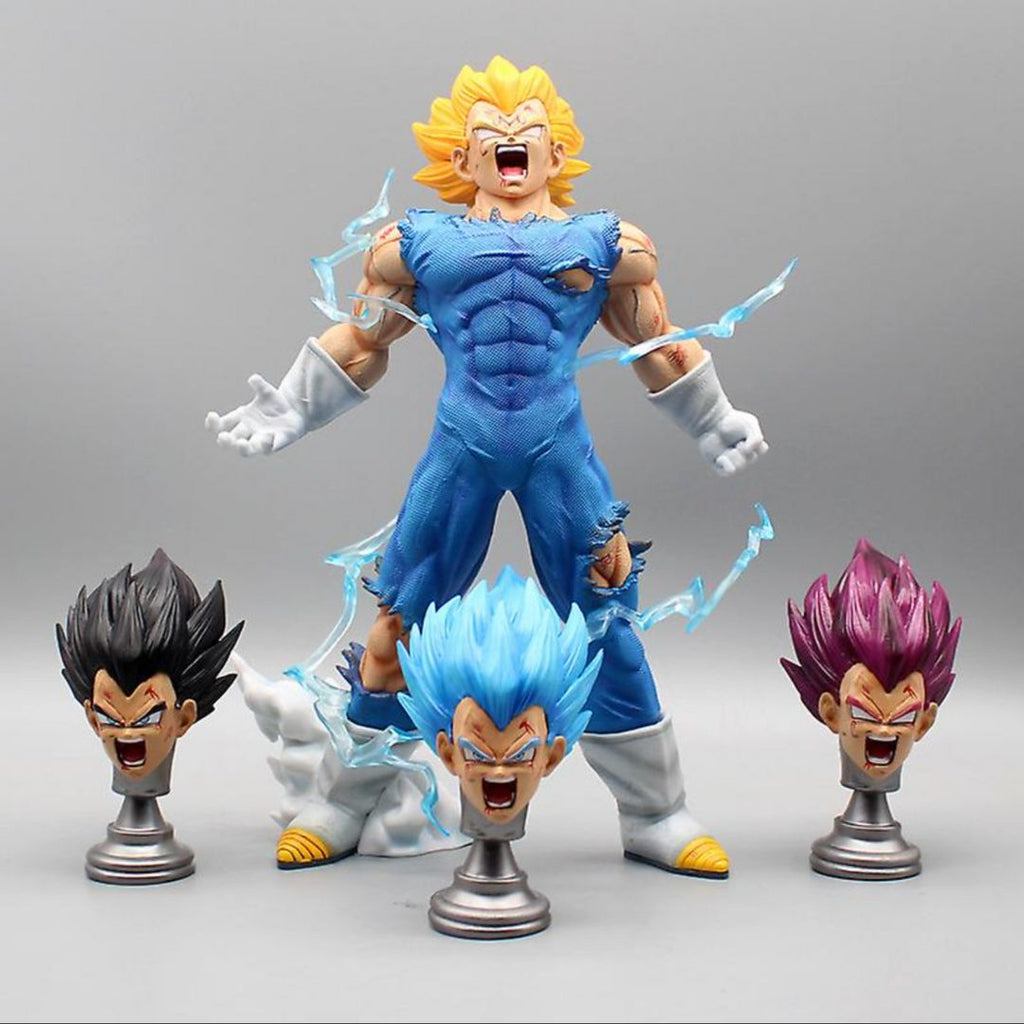 Majin Vegeta DBZ Figure | Self - Destruct Super Saiyan DBZ Collectible ...