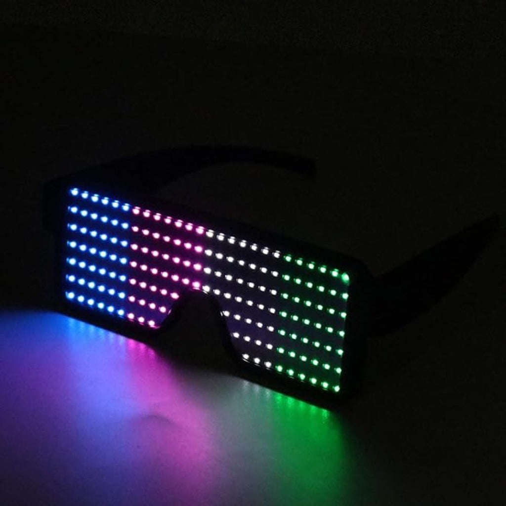 Blink-Glow LED Party Glasses | Dynamic Patterns, Wireless, USB Chargin ...