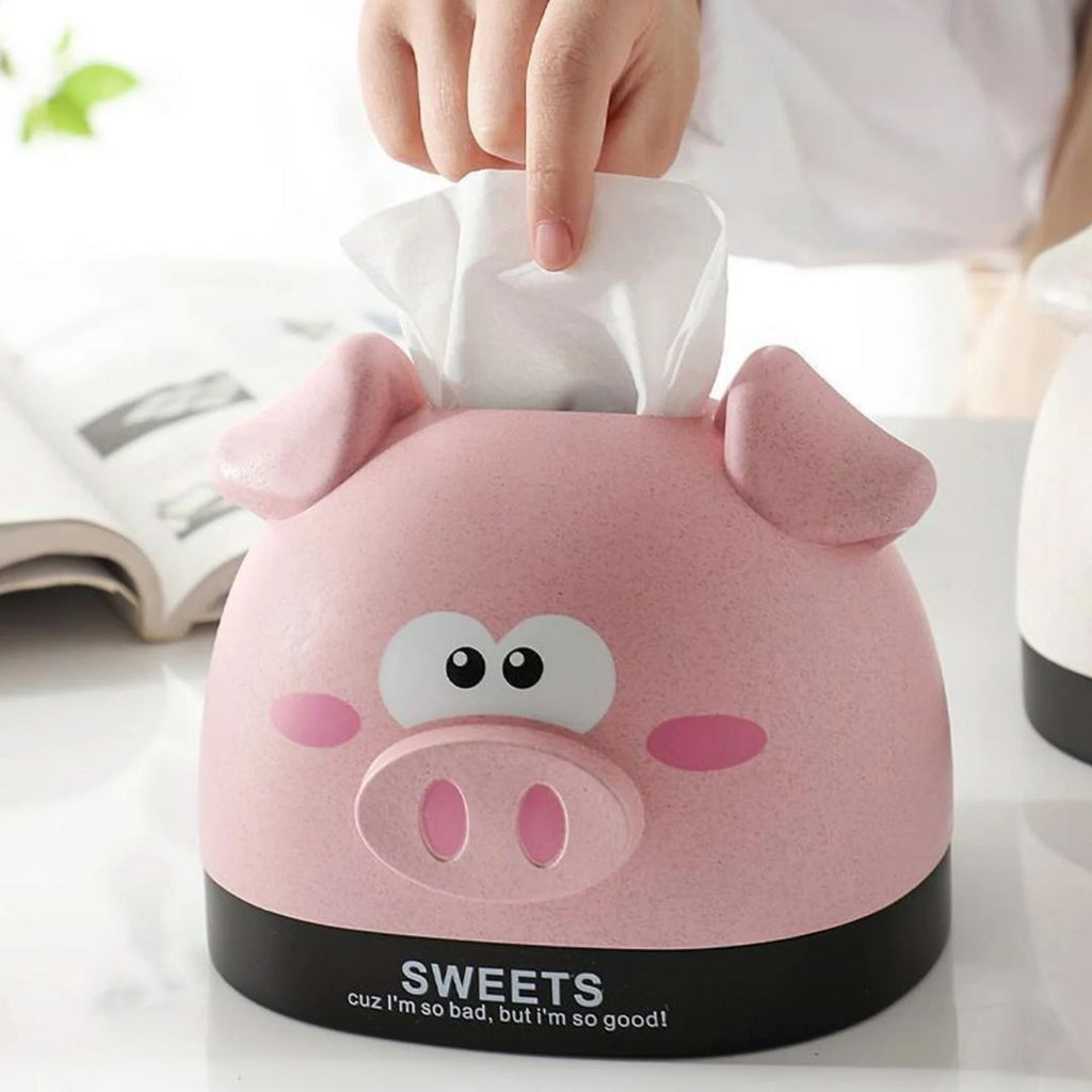 Cute Tissue Roll Box | Cartoon Design Tissue Dispenser Box – Geekmonkey