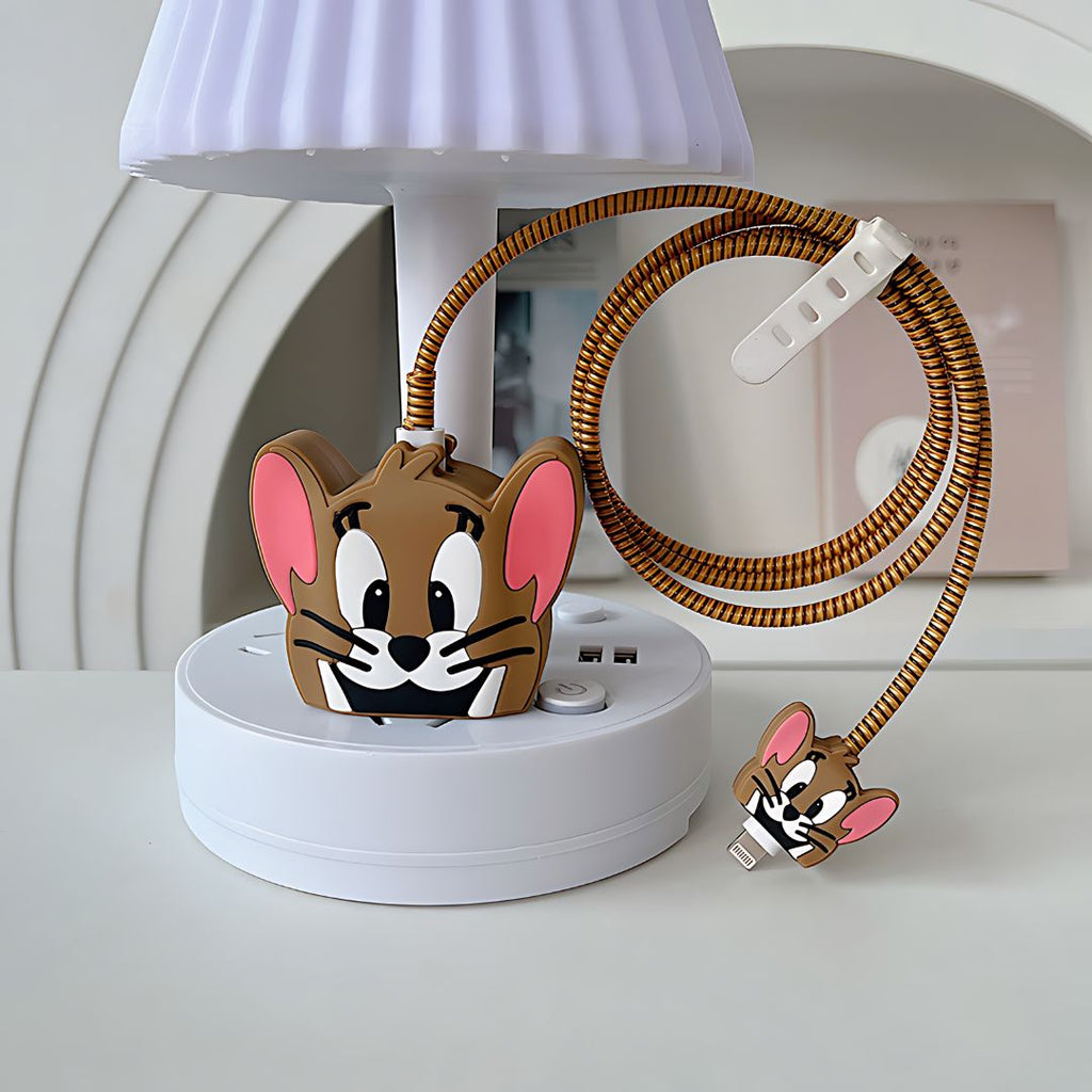 Tom and Jerry Apple Charger Cover | TnJ Theme 20 W Charger Cover ...