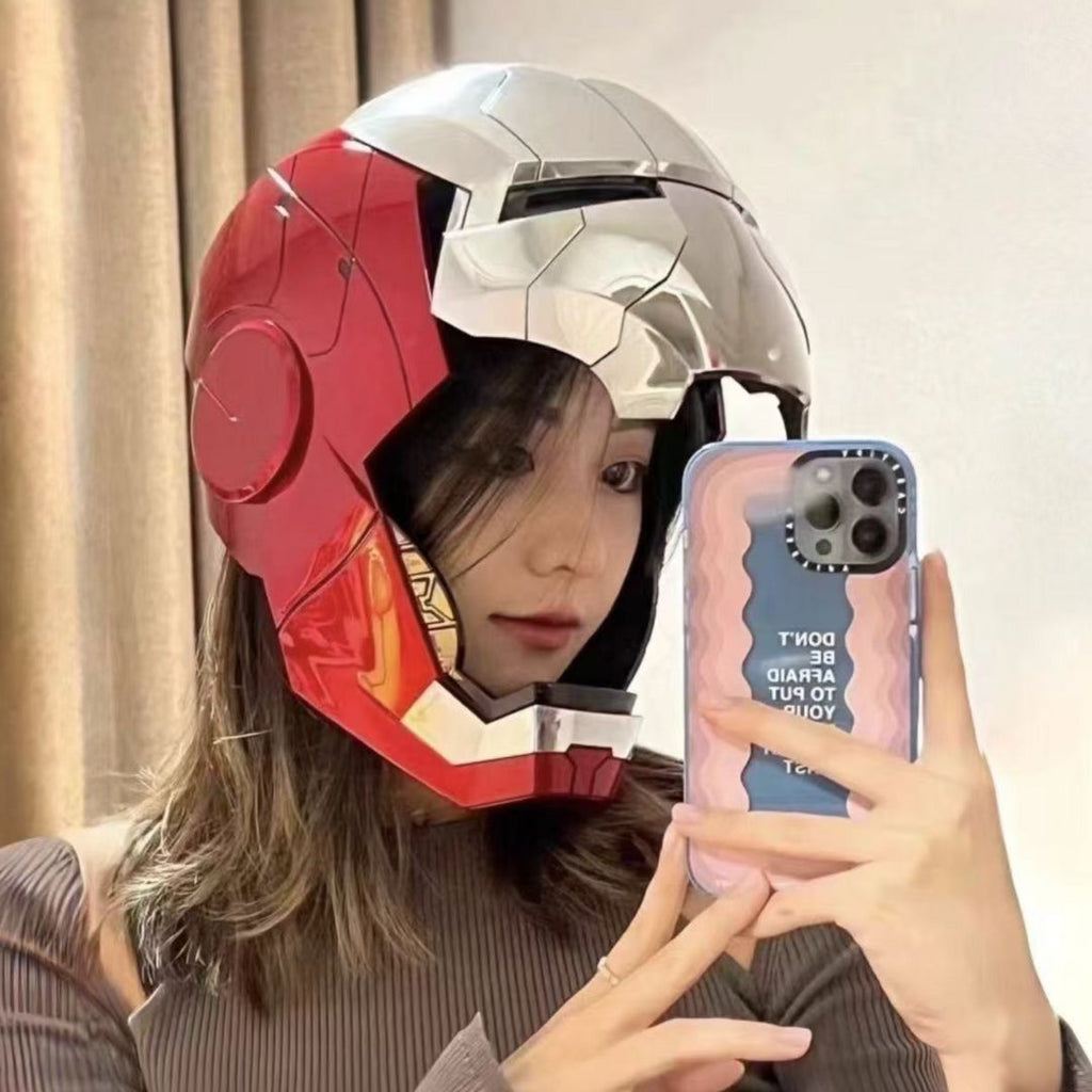 StarkTech Voice and Touch Helmet: Power-Up Iron Mask – Geekmonkey