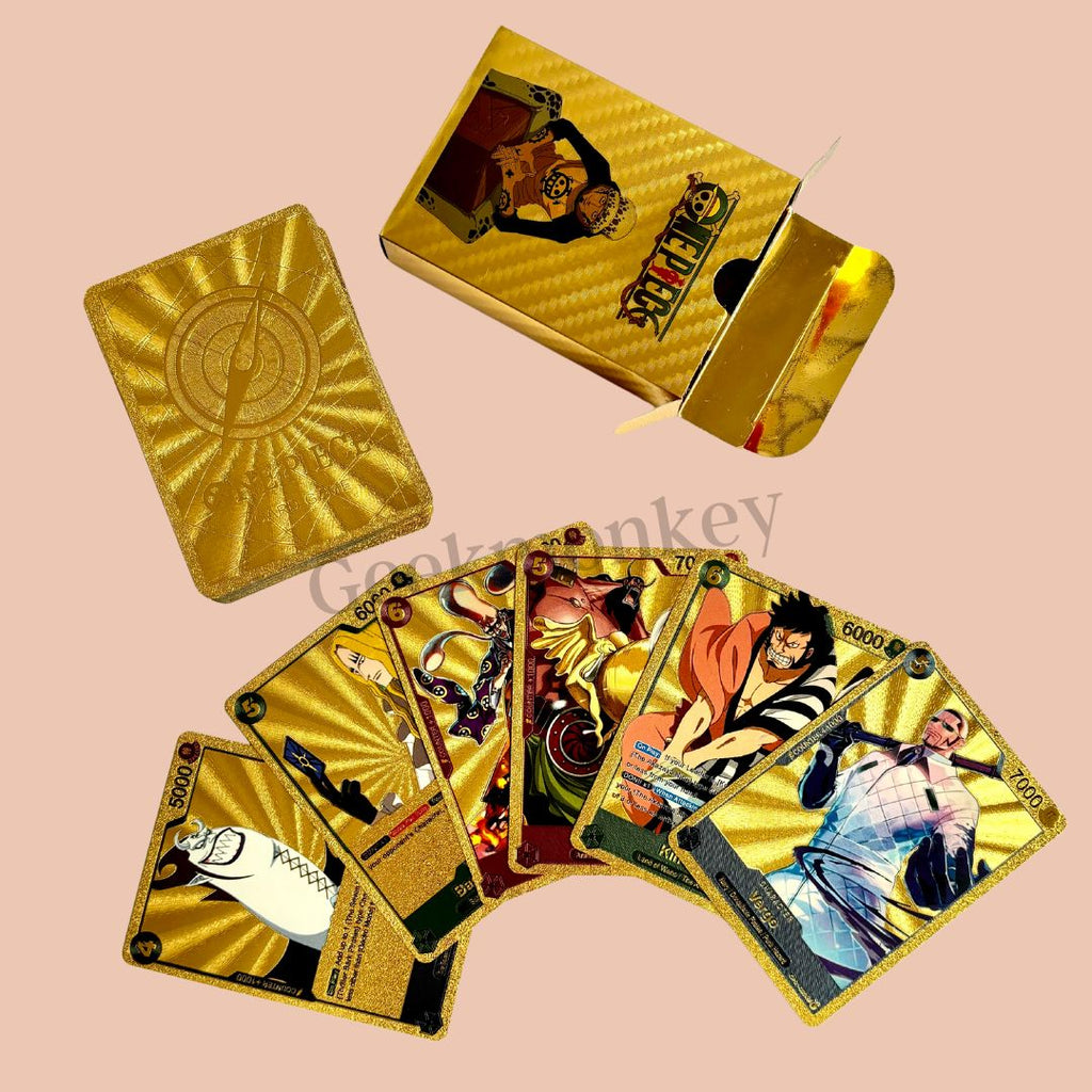 One Piece Trading Cards | Gold Foil Edition – Geekmonkey