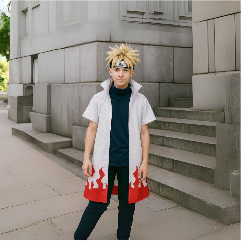 Fourth Hokage Minato Namikaze Costume | Anime Cosplay for Men – Geekmonkey