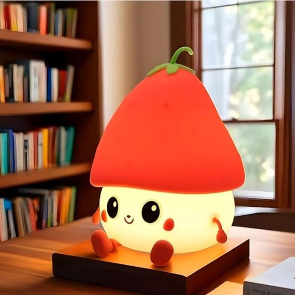 Adorable Strawberry Night Light | Lamps for Kids – Geekmonkey