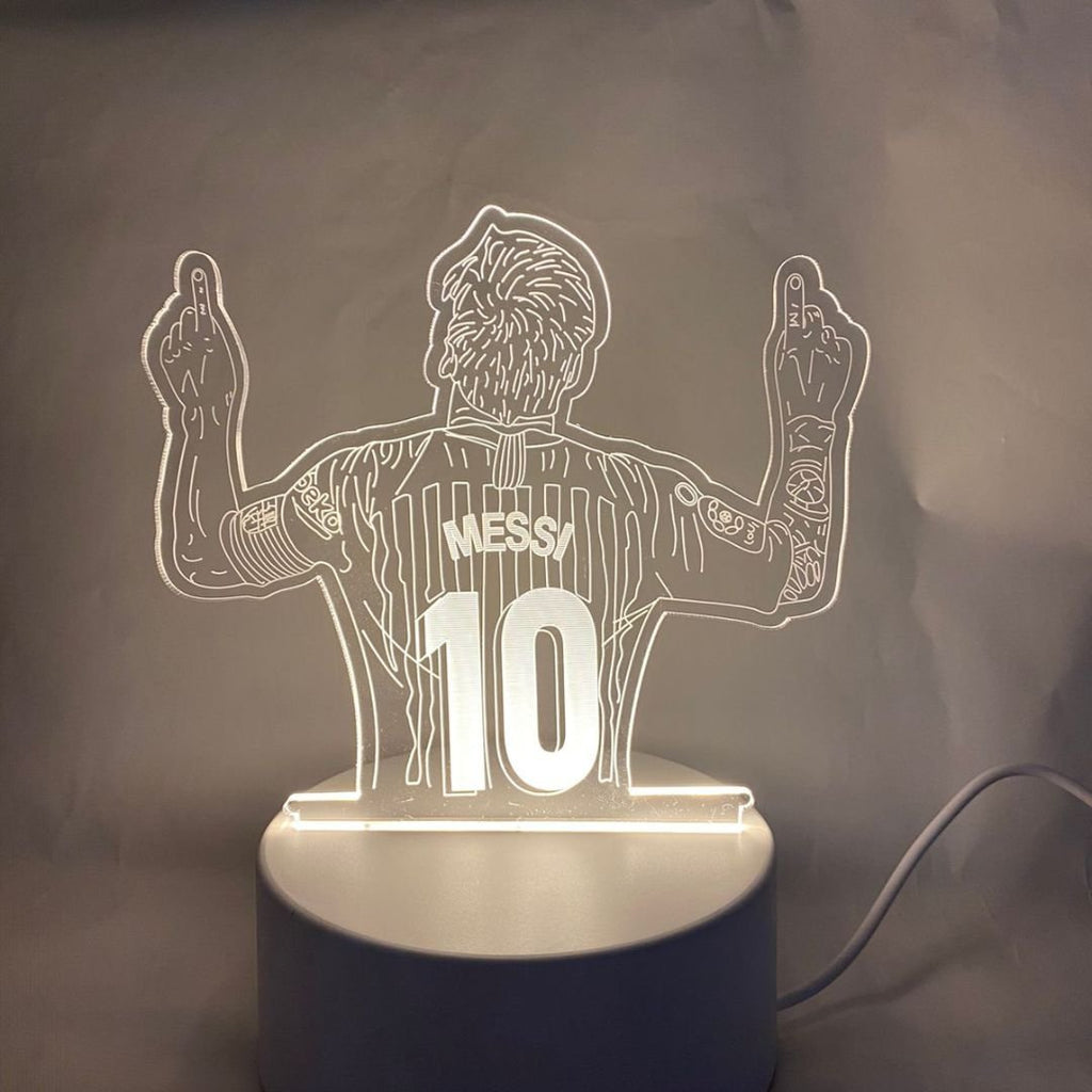 Lionel Messi Acrylic Lamp - Gifts for Soccer Fans – Geekmonkey
