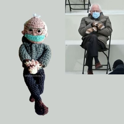 Bernie Sanders Action Figure - Handmade Crochet Doll – Geekmonkey