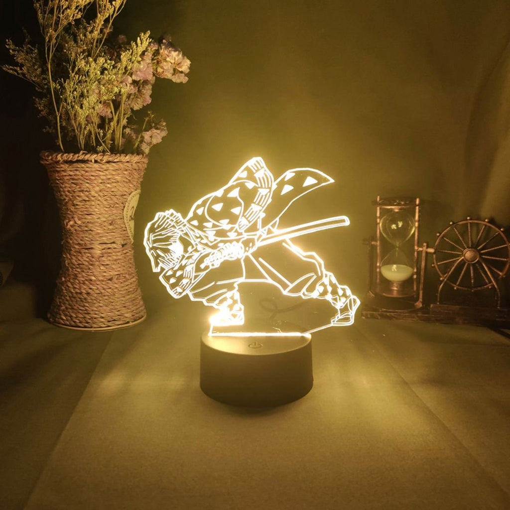 Zenitsu LED Lamp | Demon Slayer Illusion Lamp, Holographic Look ...