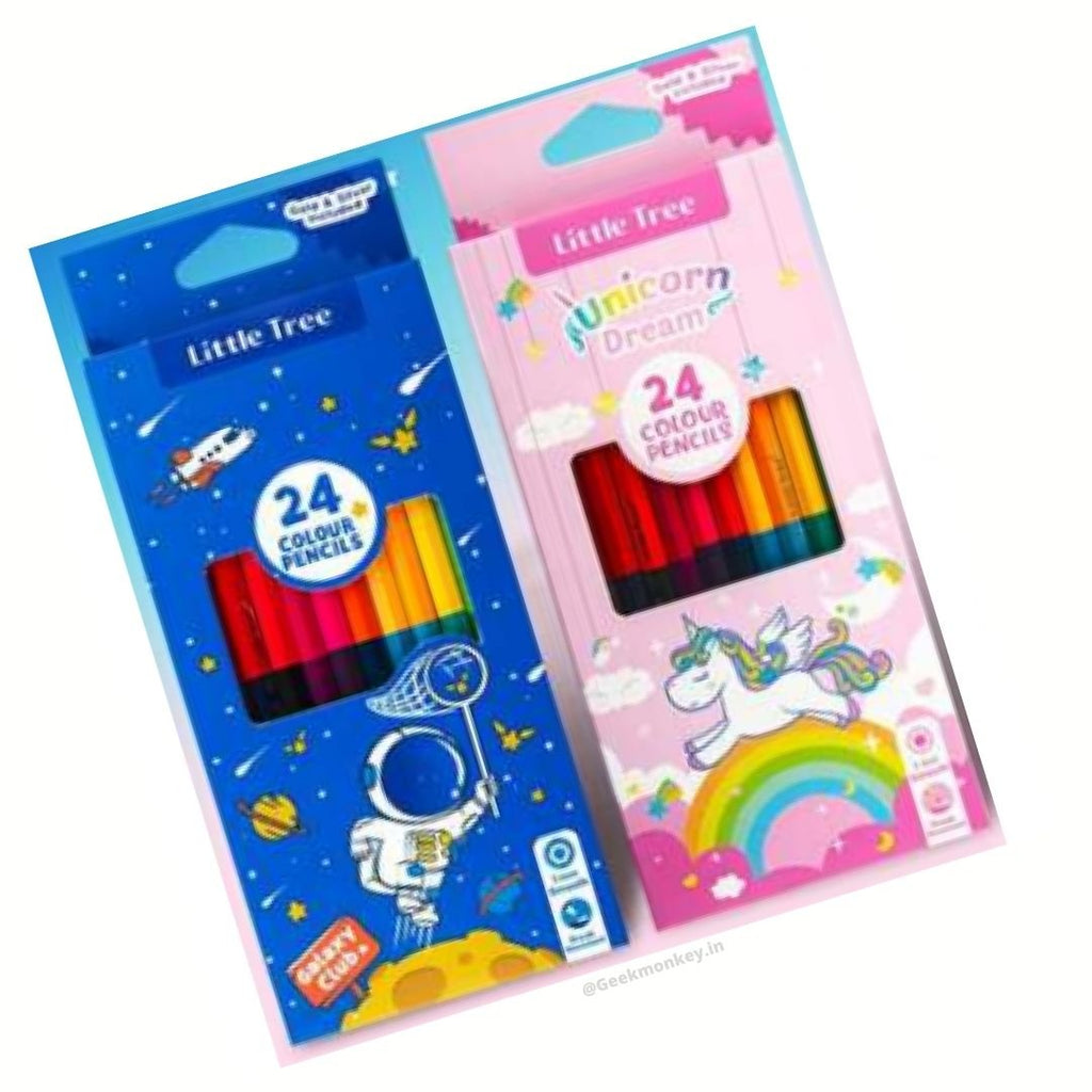 Dual Color Pencil - 24 Color Shades – Geekmonkey