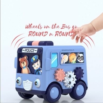 Cute School Bus - Friction Toy – Geekmonkey