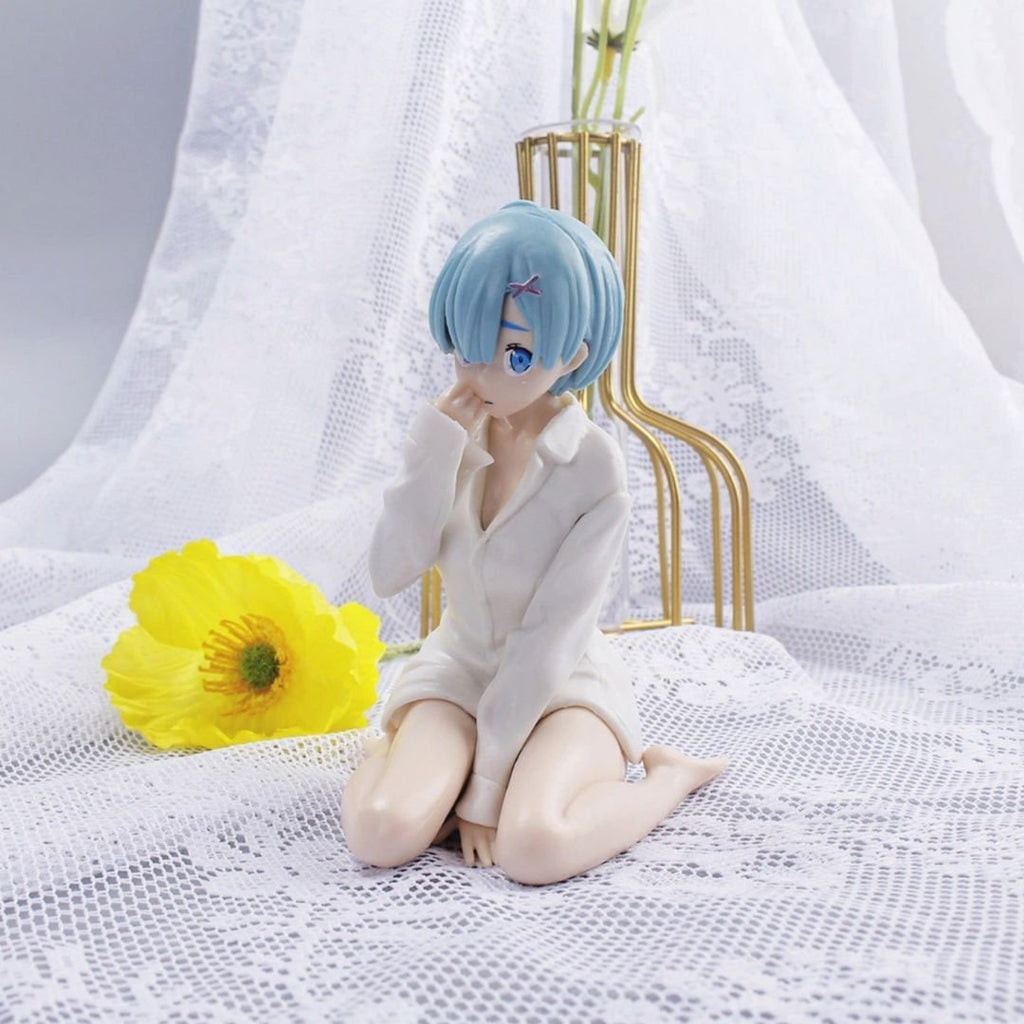 Realistic Sitting Rem Figurine | Anime merchandise in India – Geekmonkey