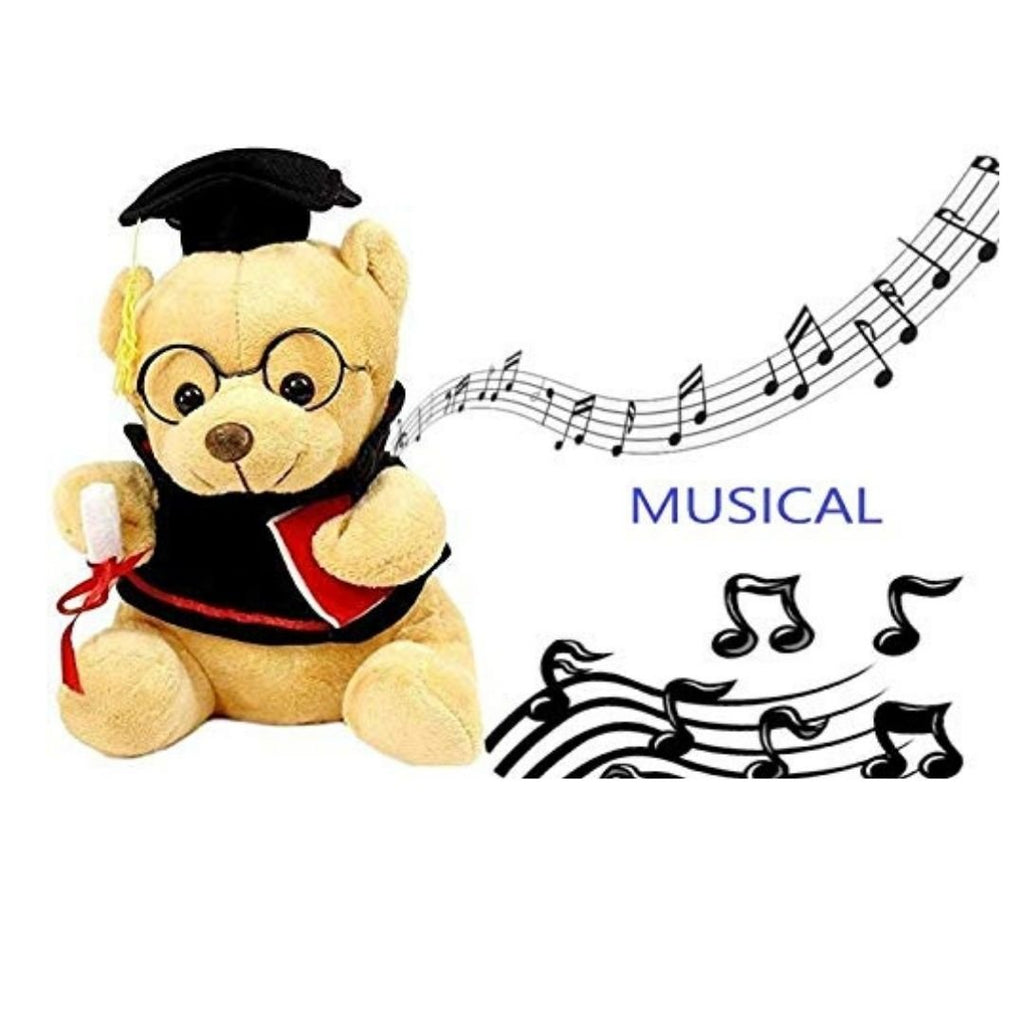 Happily Graduated - Musical Plush Bear | Soft Toys for Kids – Geekmonkey