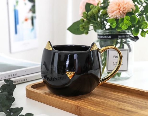 Black Cat Ears Mug – Geekmonkey